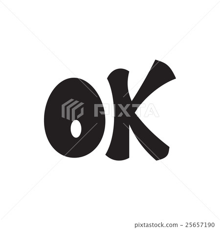 Word ok icon, simple style - Stock Illustration [25657190] - PIXTA