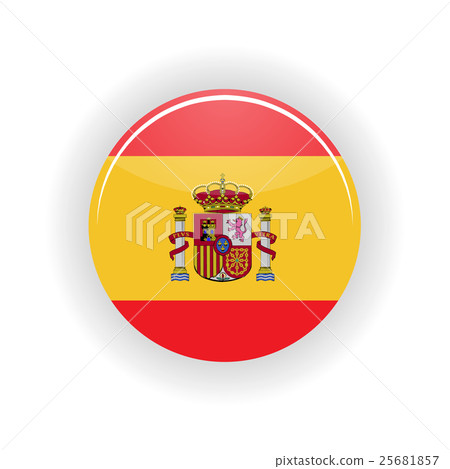 Spain icon circle - Stock Illustration [25681857] - PIXTA