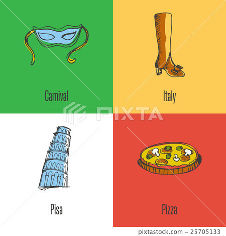 Italian National Symbols National Emblem Or Symbol Of Italy In Waving