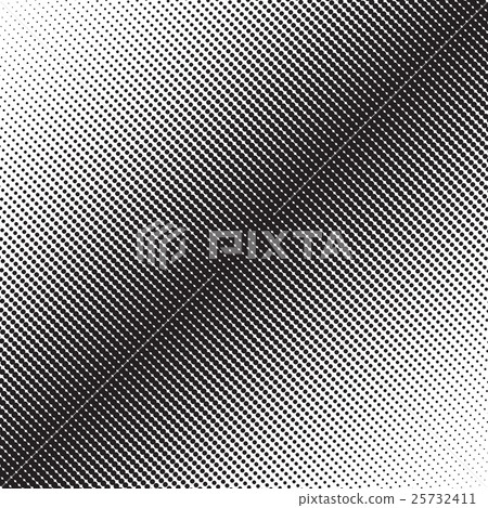 Diagonal Dots Halftone Pattern - Stock Illustration [25732411] - PIXTA