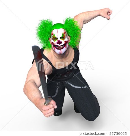 black clown makeup men