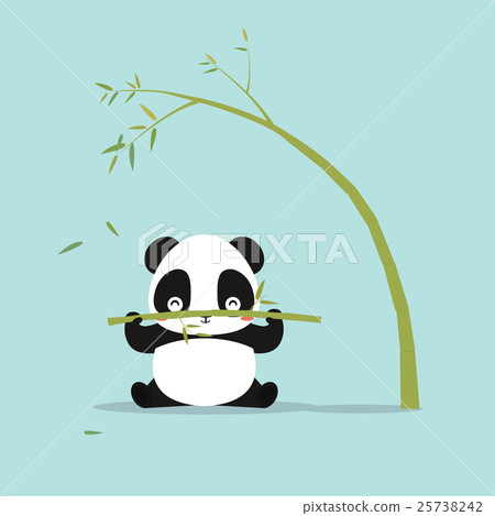 abstract cute panda - Stock Illustration [25738242] - PIXTA