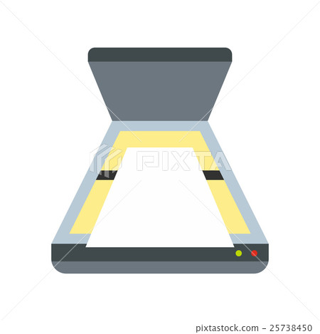 Scanner icon, flat style - Stock Illustration [25738450] - PIXTA