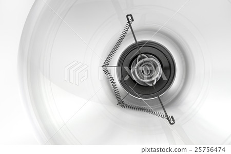 Lamp bulb coil. 3D illustration - Stock Illustration [25756474] - PIXTA