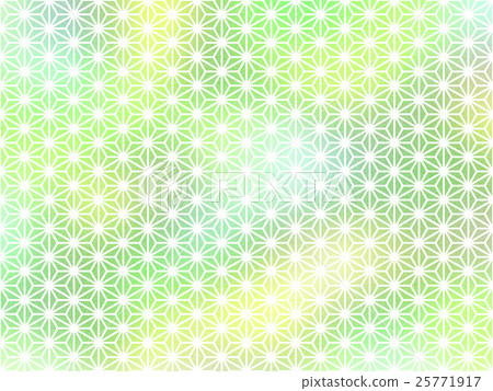 Japanese pattern hemp leaves (Asano) - Stock Illustration [25771917 ...