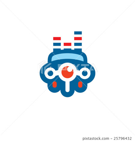 Car Audio abstract sign - Stock Illustration [25796432] - PIXTA