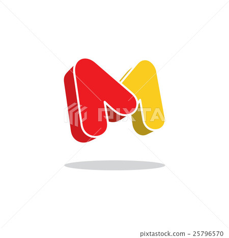 Sign the letter M - Stock Illustration [25796570] - PIXTA