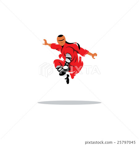 Shaolin monk vector sign - Stock Illustration [25797045] - PIXTA