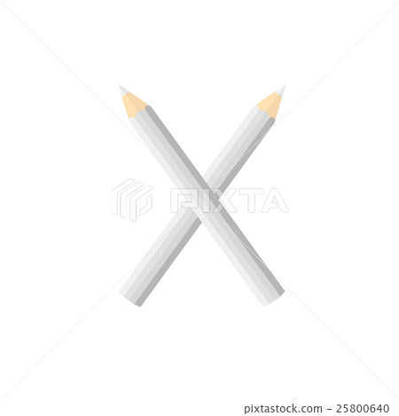 Color wooden pencils concept by the letters X - Stock Illustration ...