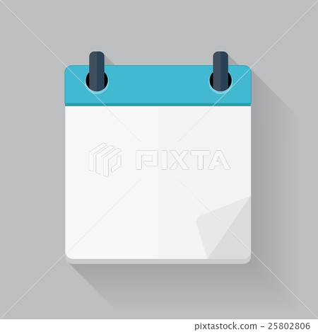 Calendar Flat Daily Icon Template. Vector - Stock Illustration ...