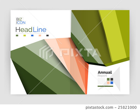 Business abstract geometric financial report - Stock Illustration ...