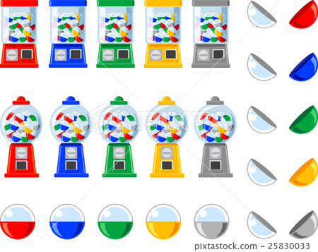 Capsule toy machine - Stock Illustration [25830033] - PIXTA