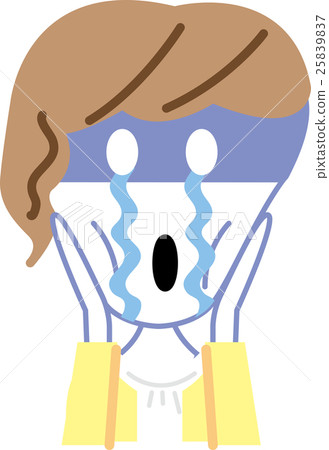 Female shock - Stock Illustration [25839837] - PIXTA