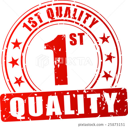 first quality stamp - Stock Illustration [25873151] - PIXTA