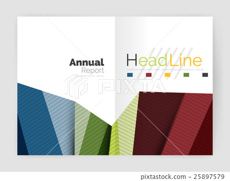 Business abstract geometric financial report - Stock Illustration ...