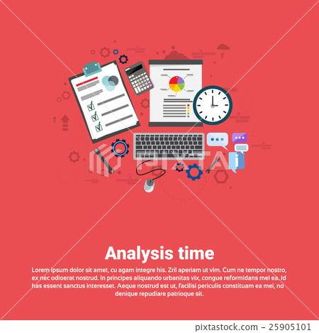 Financial Analysis Time Management Scheduling - Stock Illustration ...