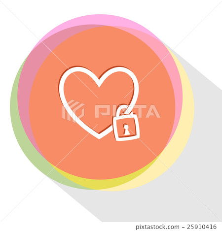 closed heart. - Stock Illustration [25910416] - PIXTA