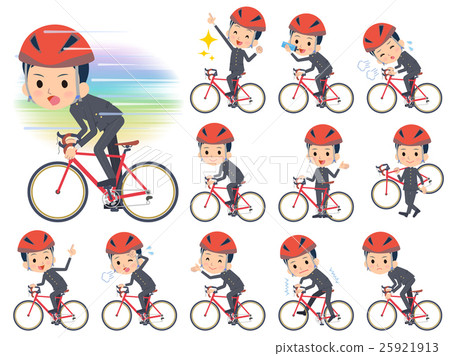 high school student, commuting to school,... - Stock Illustration ...