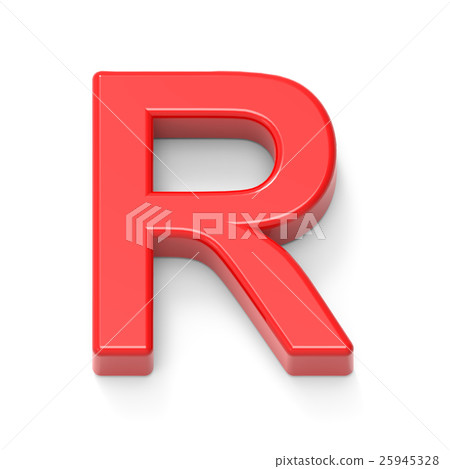 light red letter R - Stock Illustration [25945328] - PIXTA