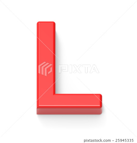light red letter L - Stock Illustration [25945335] - PIXTA