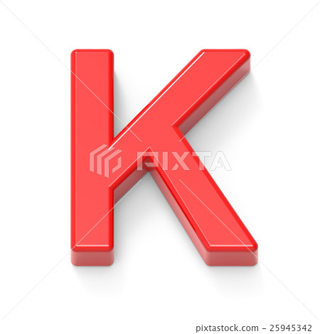 light red letter K - Stock Illustration [25945342] - PIXTA