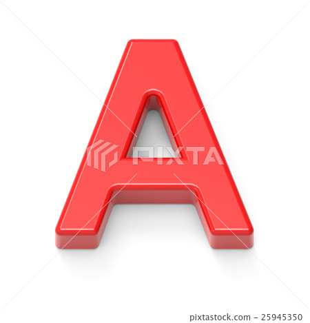 light red letter A - Stock Illustration [25945350] - PIXTA