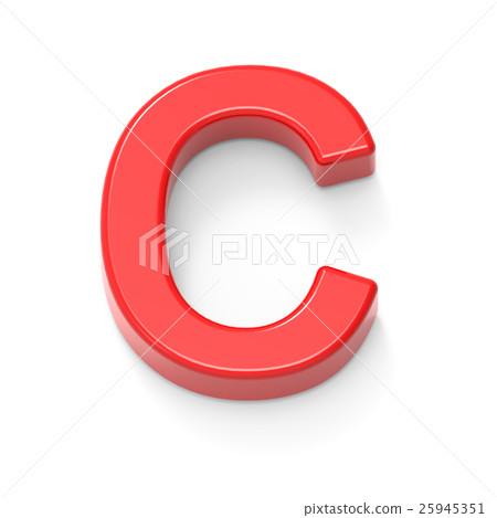 light red letter C - Stock Illustration [25945351] - PIXTA