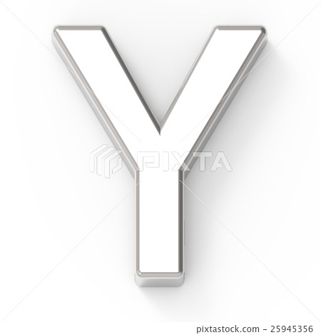 silver letter Y - Stock Illustration [25945356] - PIXTA