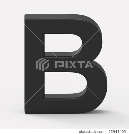 black letter B - Stock Illustration [25945405] - PIXTA