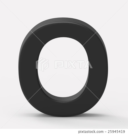 black letter O - Stock Illustration [25945419] - PIXTA