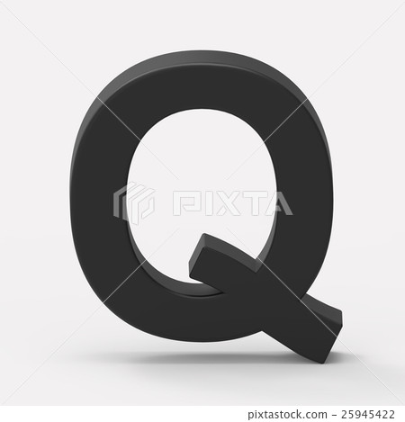 black letter Q - Stock Illustration [25945422] - PIXTA
