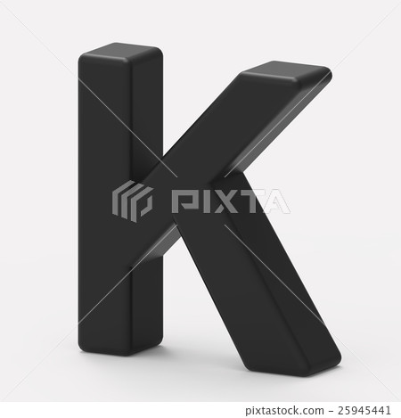 right black letter K - Stock Illustration [25945441] - PIXTA