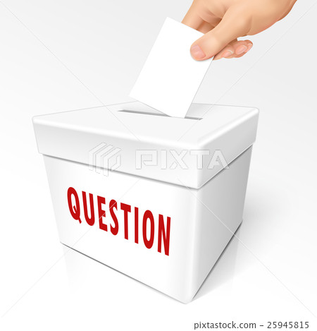 question word on box - Stock Illustration [25945815] - PIXTA