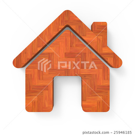 brown house icon - Stock Illustration [25946185] - PIXTA