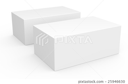 two blank template boxes - Stock Illustration [25946630] - PIXTA