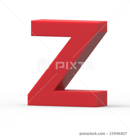 right red letter Z - Stock Illustration [25946807] - PIXTA