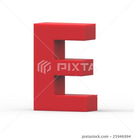 right red letter E - Stock Illustration [25946994] - PIXTA