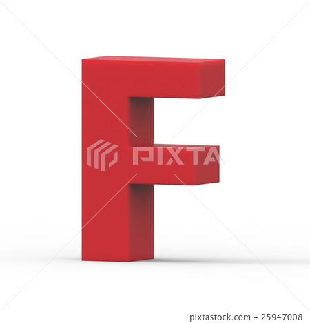 right red letter F - Stock Illustration [25947008] - PIXTA
