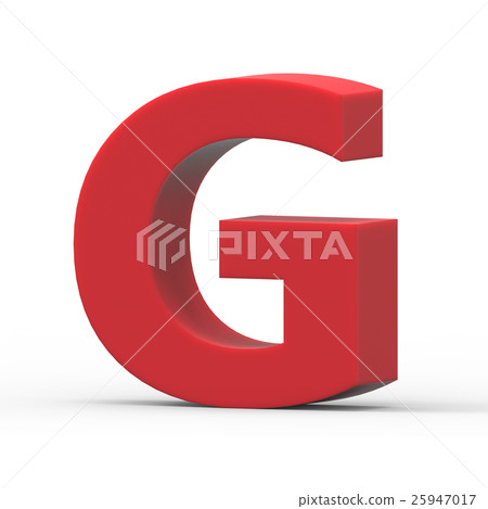 right red letter G - Stock Illustration [25947017] - PIXTA