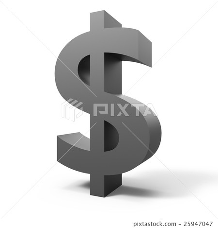 grey dollar sign - Stock Illustration [25947047] - PIXTA