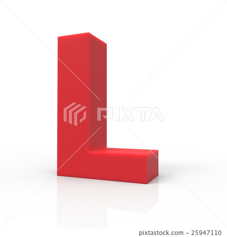 right red letter L - Stock Illustration [25947110] - PIXTA