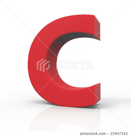 right red letter C - Stock Illustration [25947162] - PIXTA