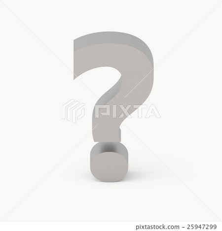 grey question mark - Stock Illustration [25947299] - PIXTA