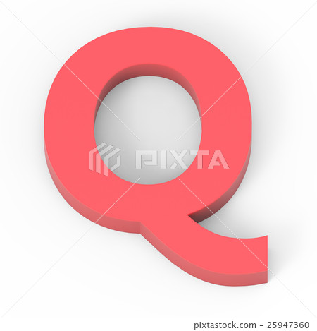 Light matte red font Q-插圖素材 [25947360] - PIXTA圖庫