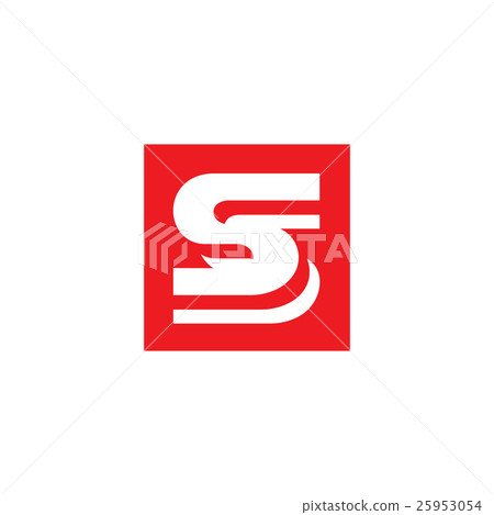 Sign the red letter S - Stock Illustration [25953054] - PIXTA