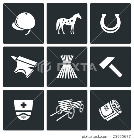 Stable icons. Vector Illustration - Stock Illustration [25955677] - PIXTA