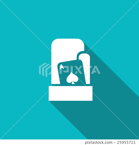 Card up his sleeve. Vector Illustration. - Stock Illustration [25955721 ...
