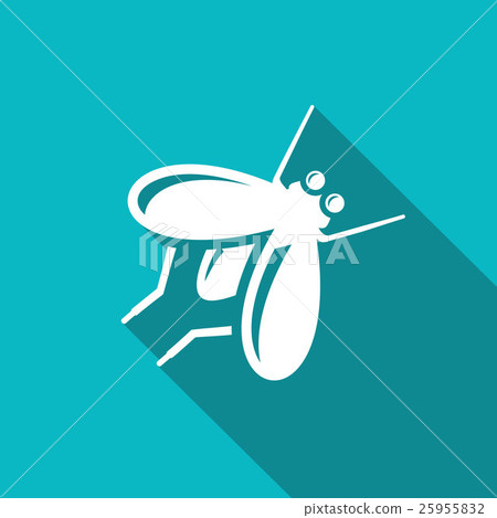 Fly insect icon. Vector Illustration. - Stock Illustration [25955832 ...