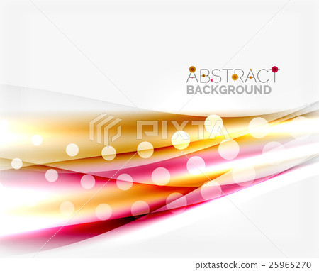 Blurred color waves, lines. Vector abstract - Stock Illustration ...