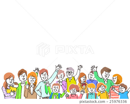 People frame - Stock Illustration [25976336] - PIXTA